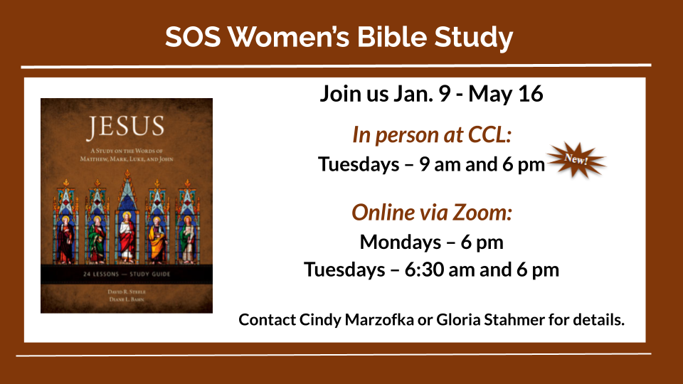 SOS Women's Bible Study - Jesus - Christ Church Lutheran